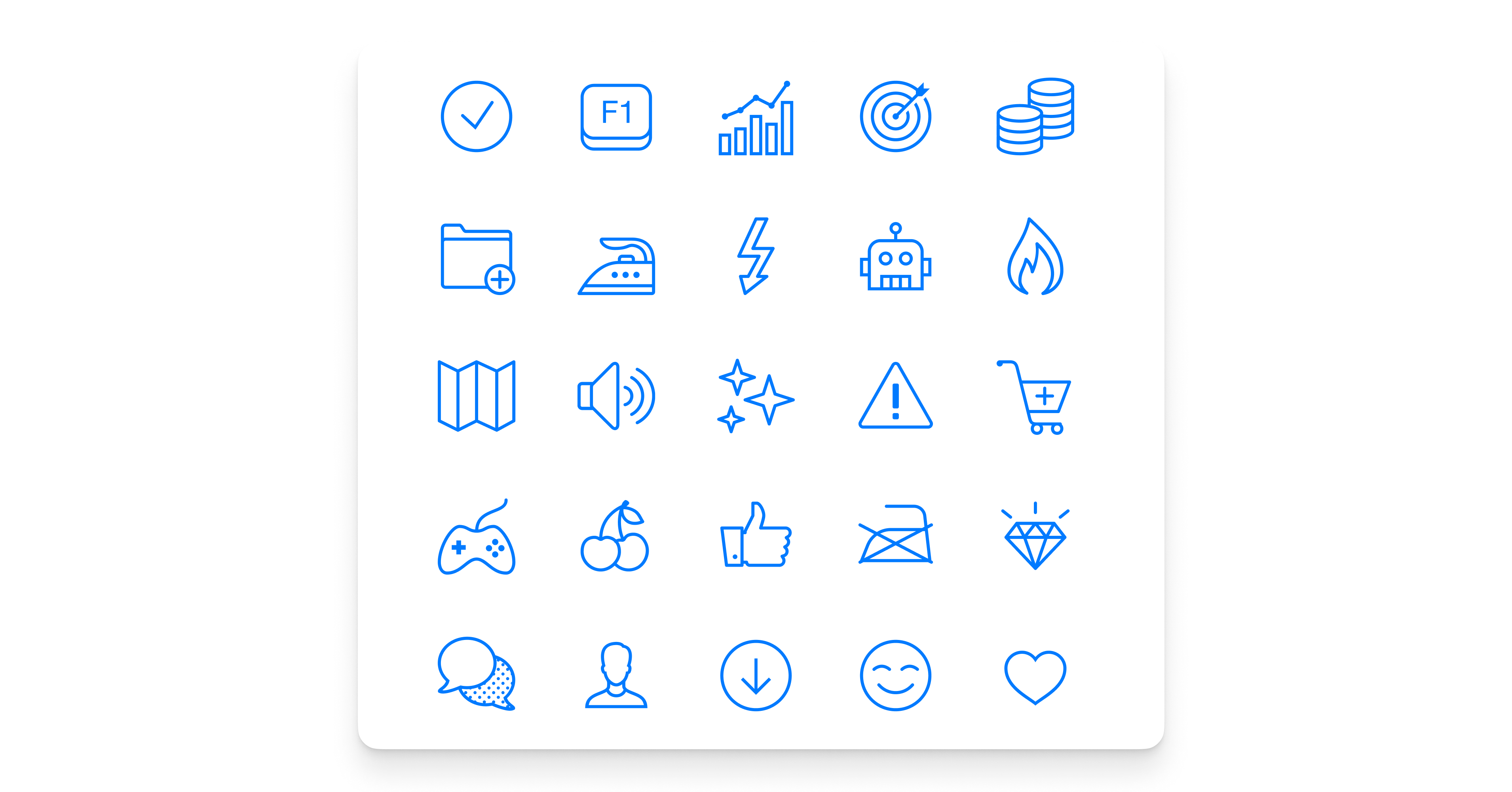 Trial access to 1,000,000 icons made by professional designers
